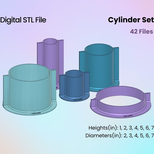 3D Files mold Master Cylinder Box STL Pack for Silicone Mold - Etsy