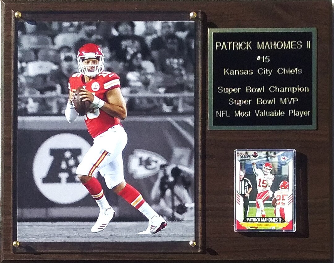 Patrick Mahomes II Kansas City Chiefs 12x15 Cherry-finished Stats ...