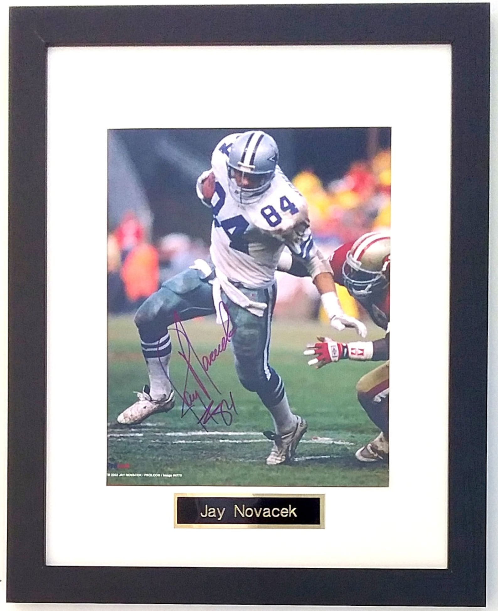 Jay Novacek Dallas Cowboys Autographed 8x10 Photo B Matted in - Etsy.de