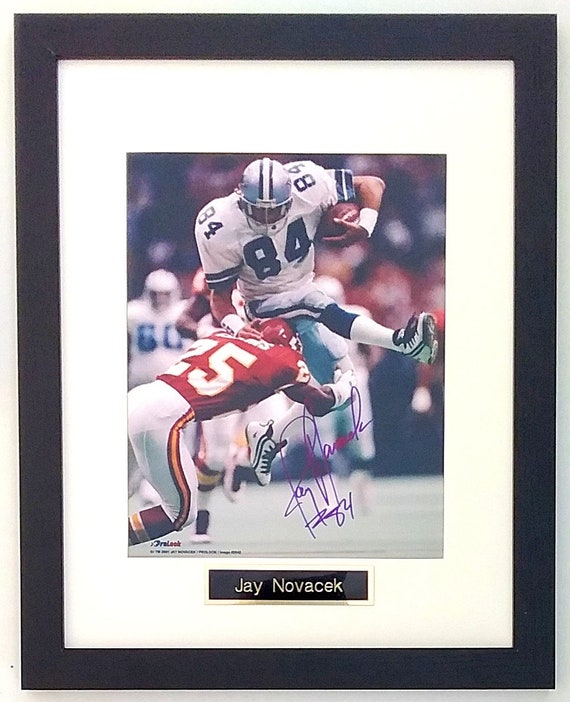 Jay Novacek Dallas Cowboys Autographed 8x10 Photo A Matted in | Etsy