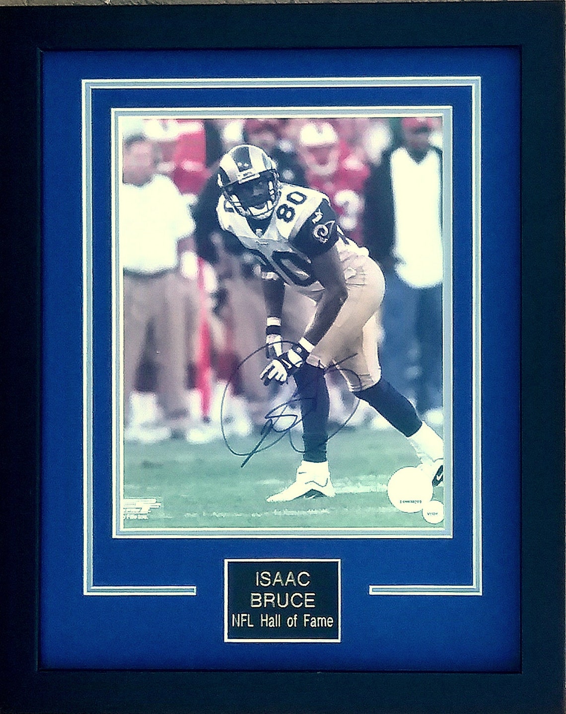 Isaac Bruce St. Louis Rams Autographed 8x10 Photo Matted in a - Etsy