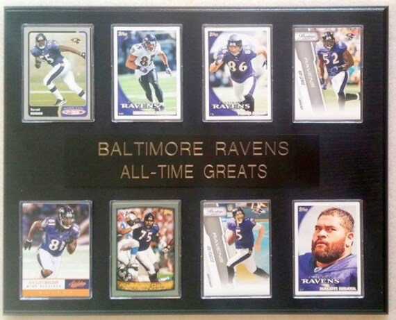 Baltimore Ravens All-time Greats 8-card 12x15 Plaque Choose | Etsy