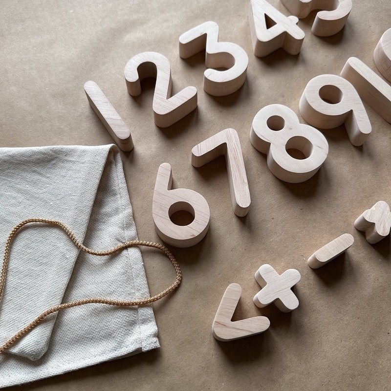 Wooden Numbers - Etsy