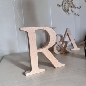 Personalized Freestanding Wooden Letter Sign, Wooden Letters for ...