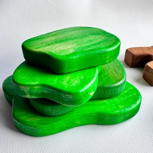 8 Wooden Tree Blocks, Tree House Blocks, Wooden Trees, Tree Building ...