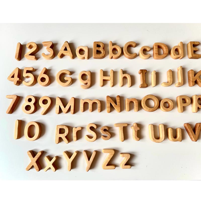 Wooden Numbers - Etsy