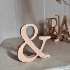Personalized Freestanding Wooden Letter Sign, Wooden Letters for ...