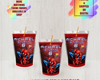 Spiderman Capri Sun - Etsy