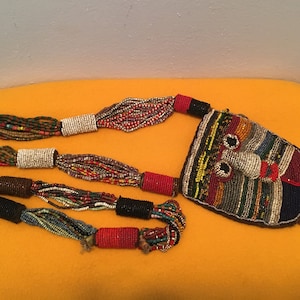 Antique Yoruba Beaded Ceremonial Diviner's Necklace "odigba Ifa ...