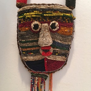 Antique Yoruba Beaded Ceremonial Diviner's Necklace "odigba Ifa ...