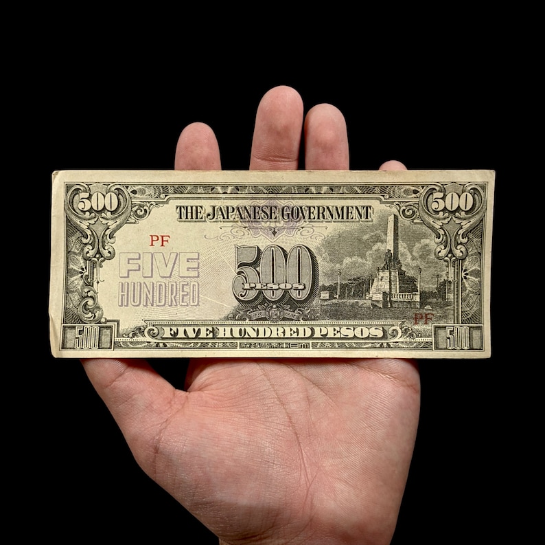 Japanese Invasion Banknotes From WWII the Philippines 1942 - Etsy