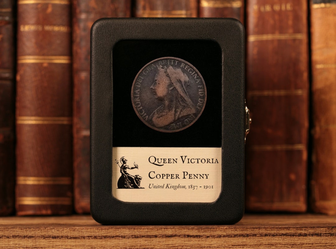 Queen Victoria Penny, Genuine Antique Coin From the United Kingdom ...