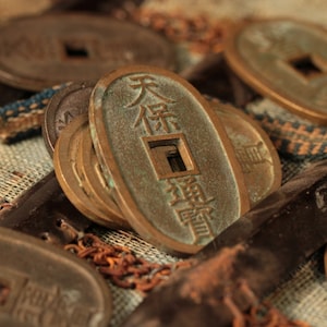 Three Japanese Coins From the Edo Period (samurai Era) - Genuine Set of ...
