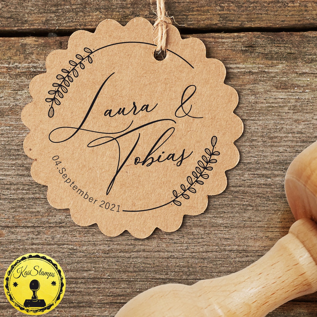 Custom Wedding Stamp, Custom Logo Stamp, DIY Wedding Stamp ...