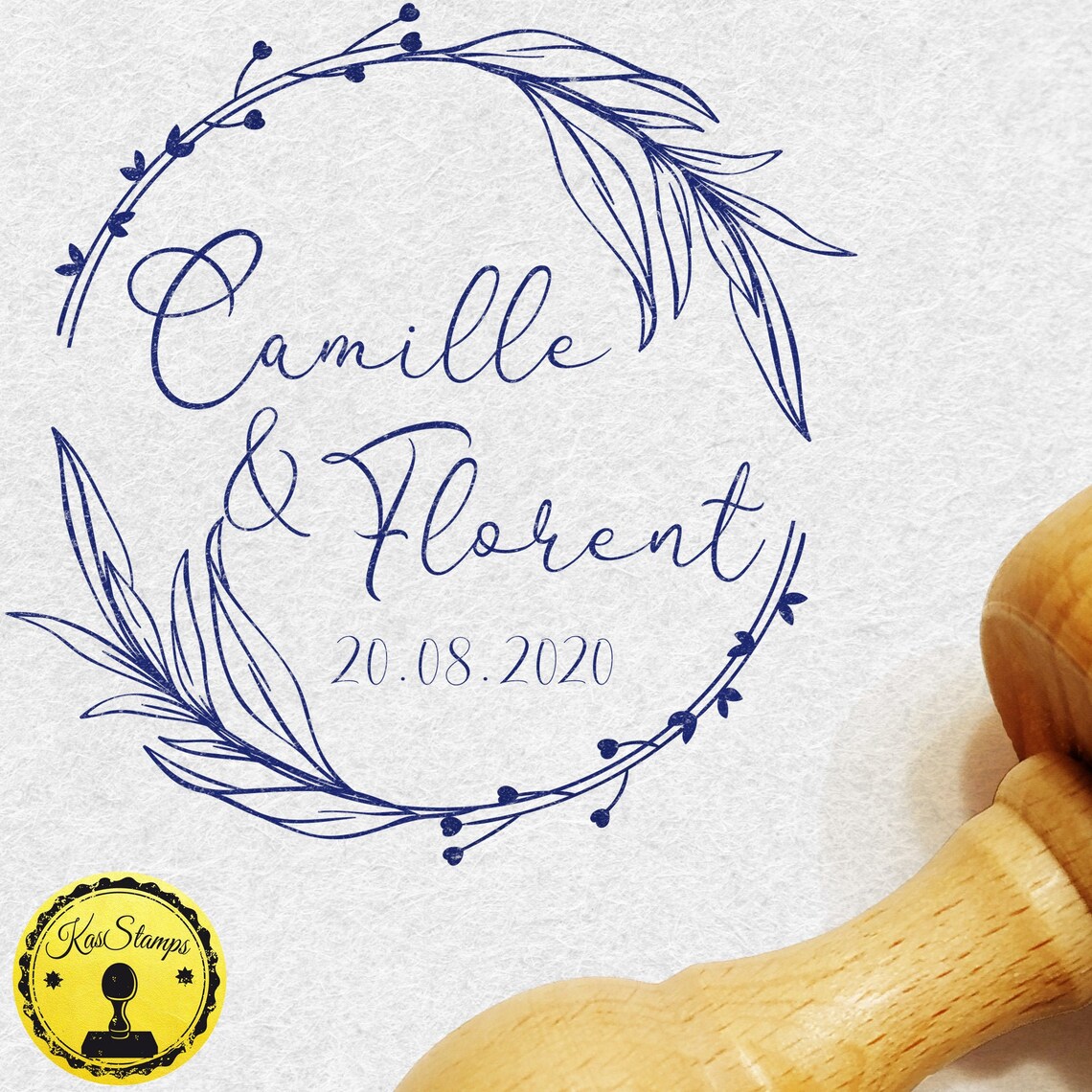 SELLO BODA PERSONALIZADO Sello para boda Sello Novios Sello - Etsy España