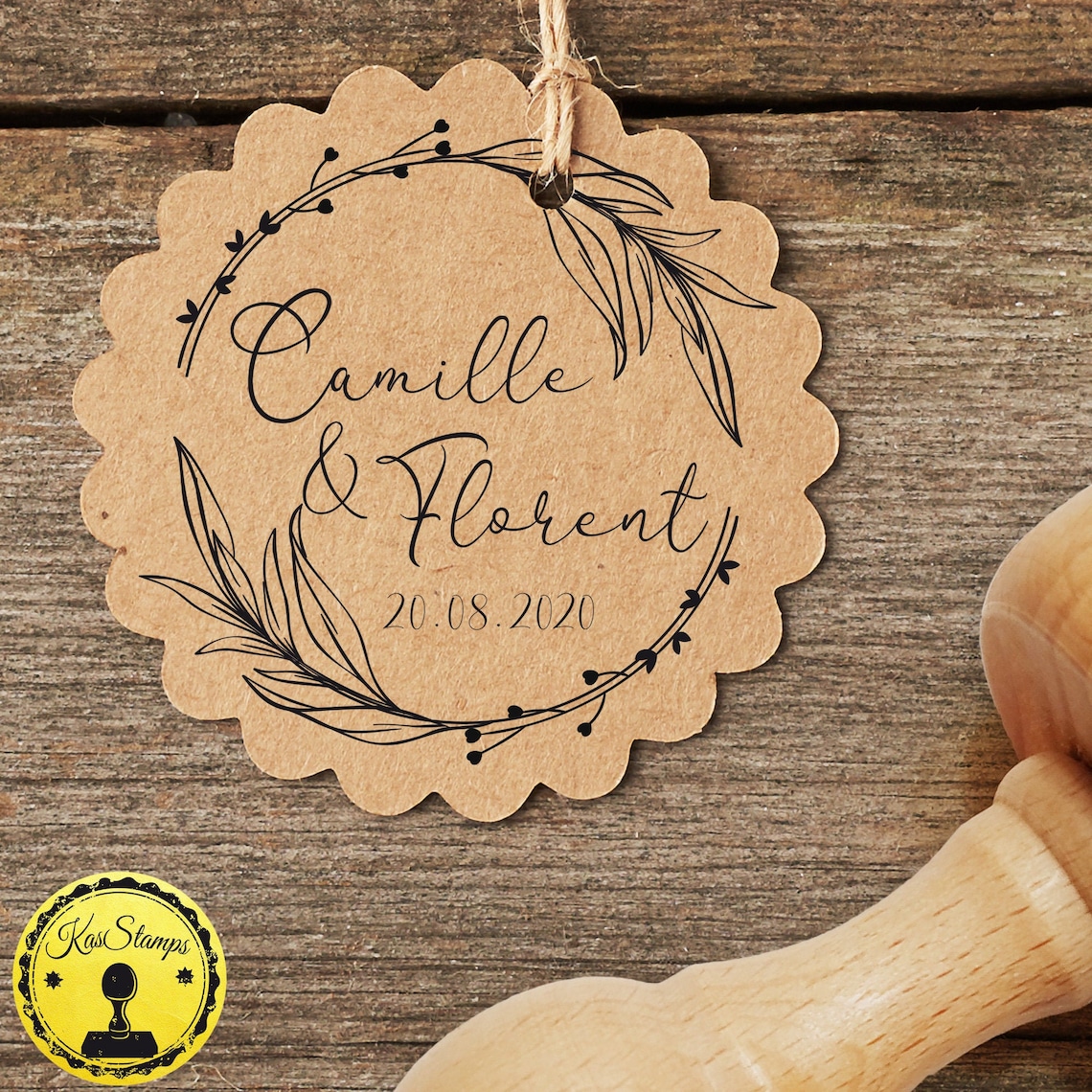 SELLO BODA PERSONALIZADO Sello para boda Sello Novios Sello - Etsy España