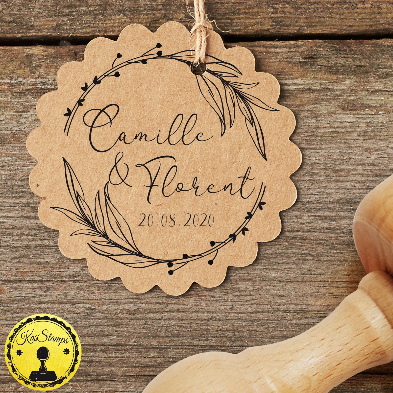 SELLO BODA PERSONALIZADO Sello para boda Sello Novios Sello - Etsy España