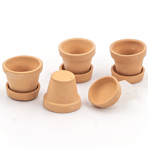 25 Miniature Plant Pots Terracotta Planter - Etsy