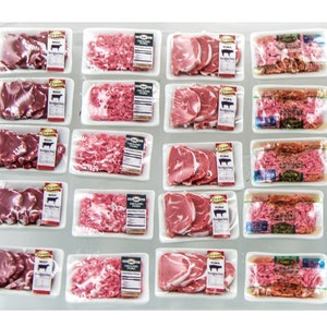 30 Miniature meat Dollhouse groceries | Etsy