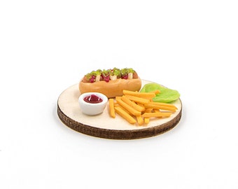 Miniature Fast Food Dollhouse Miniatures Tiny Food | Etsy