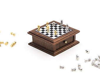 Miniature Desk Set Dollhouse Miniatures | Etsy