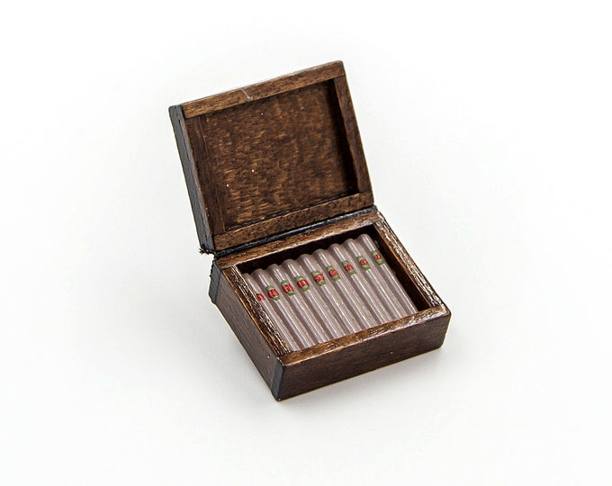 Miniature Cigar Box Realistic Miniatures Props Replica - Etsy