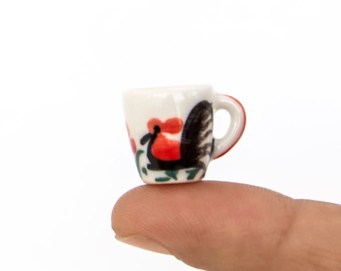 4 Miniature Mug Tiny Pottery Ceramic Miniatures - Etsy