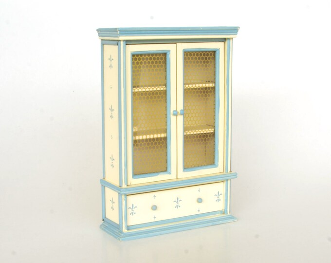 Miniature Cabinet Wooden Cupboard Dollhouse Furniture - Etsy