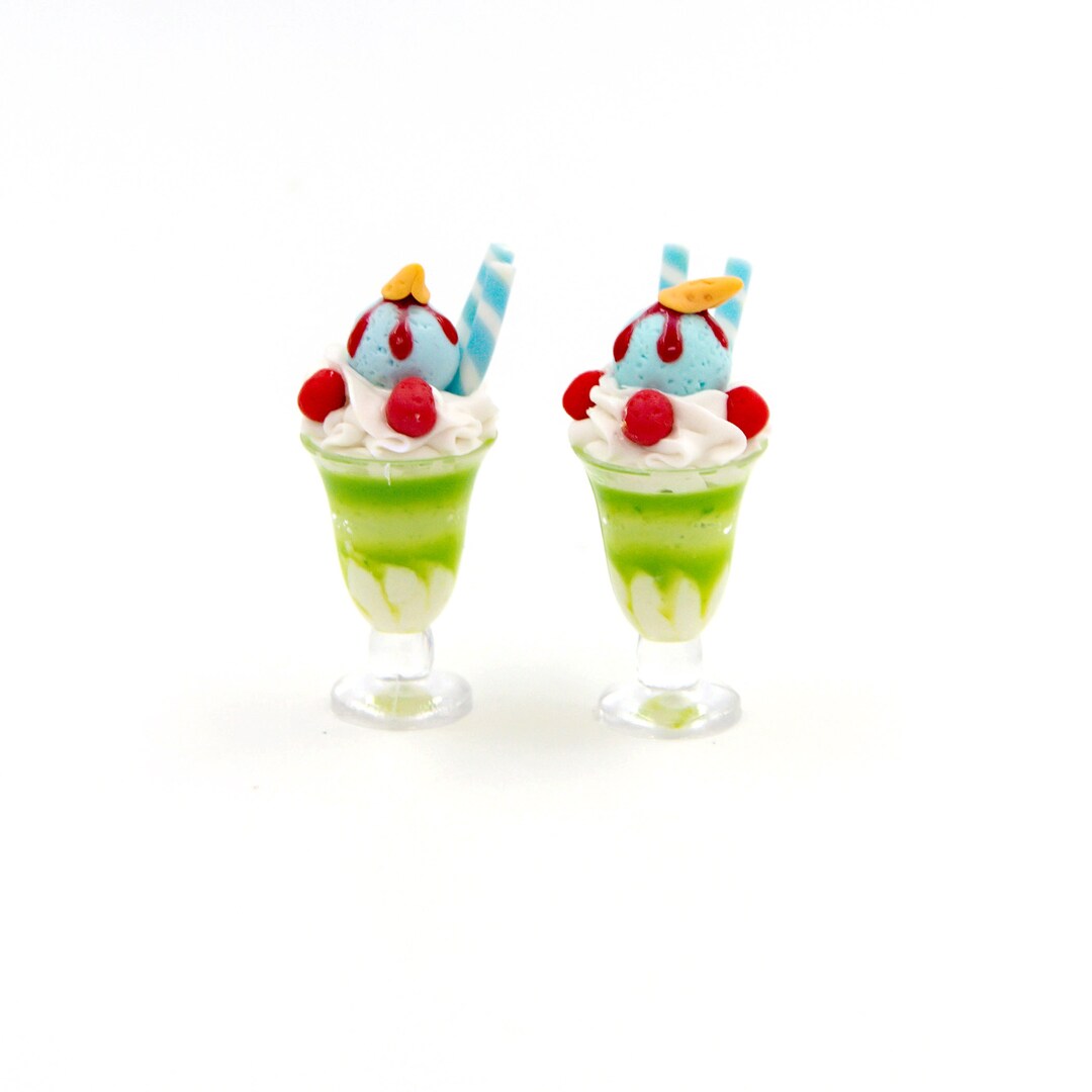 2 Miniature Ice Cream Tabletop Miniatures Dollhouse Food - Etsy