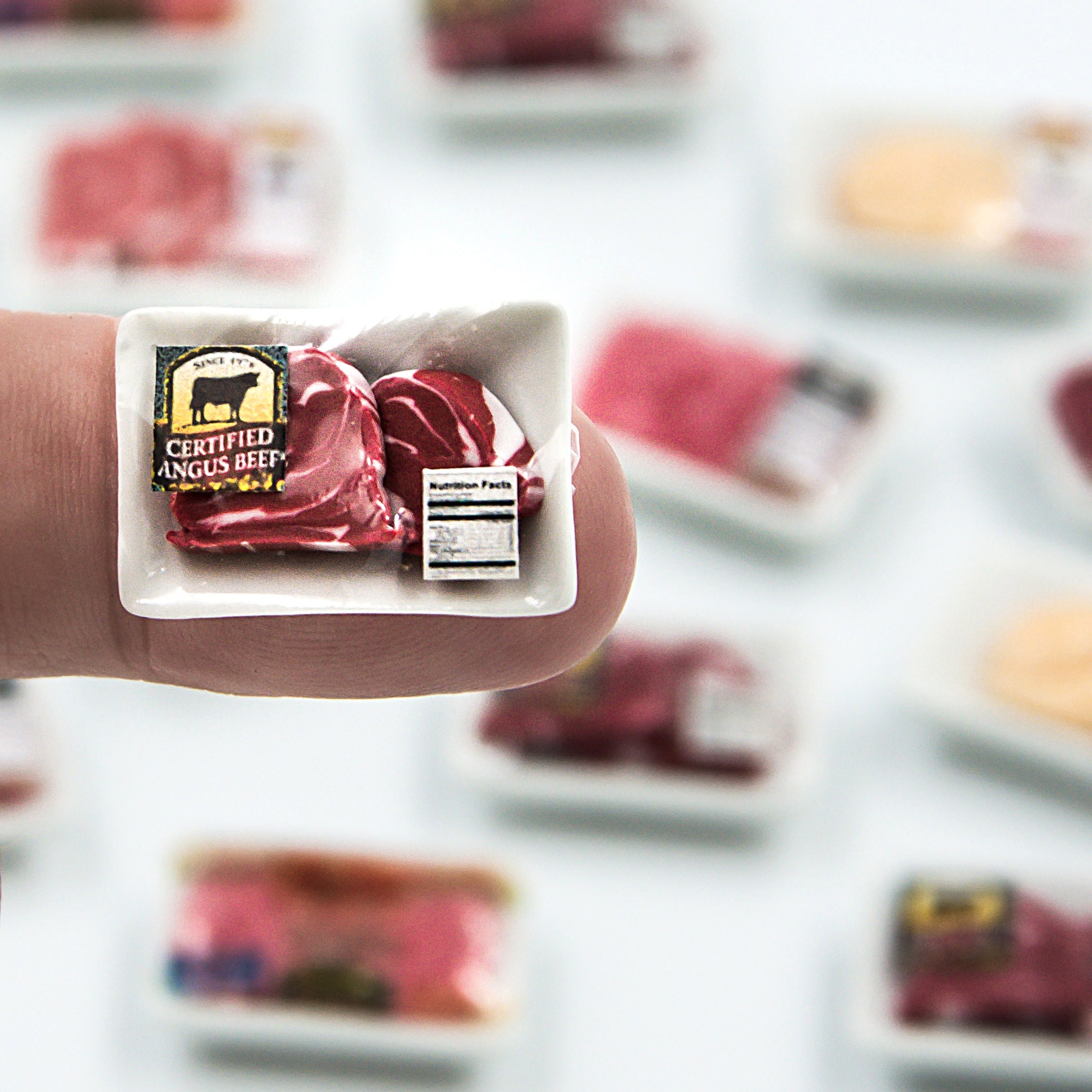 Miniature Meat Dollhouse Miniature Food - Etsy