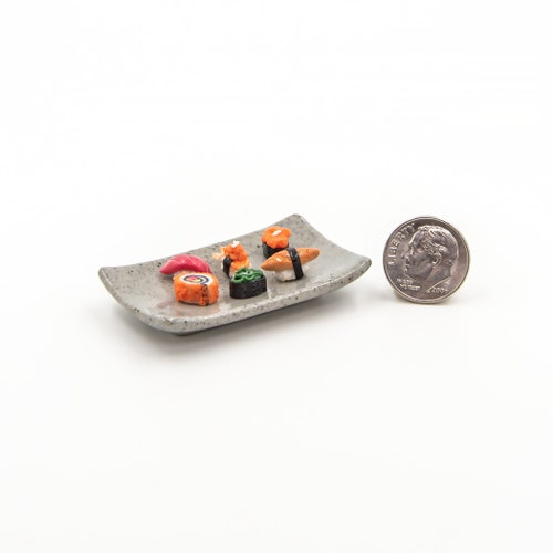 Miniature Japanese Sushi Dollhouse Food - Etsy
