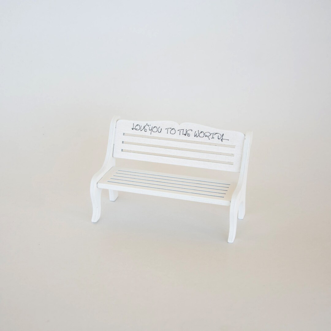 Miniature Park Bench Dollhouse Miniatures Furniture - Etsy