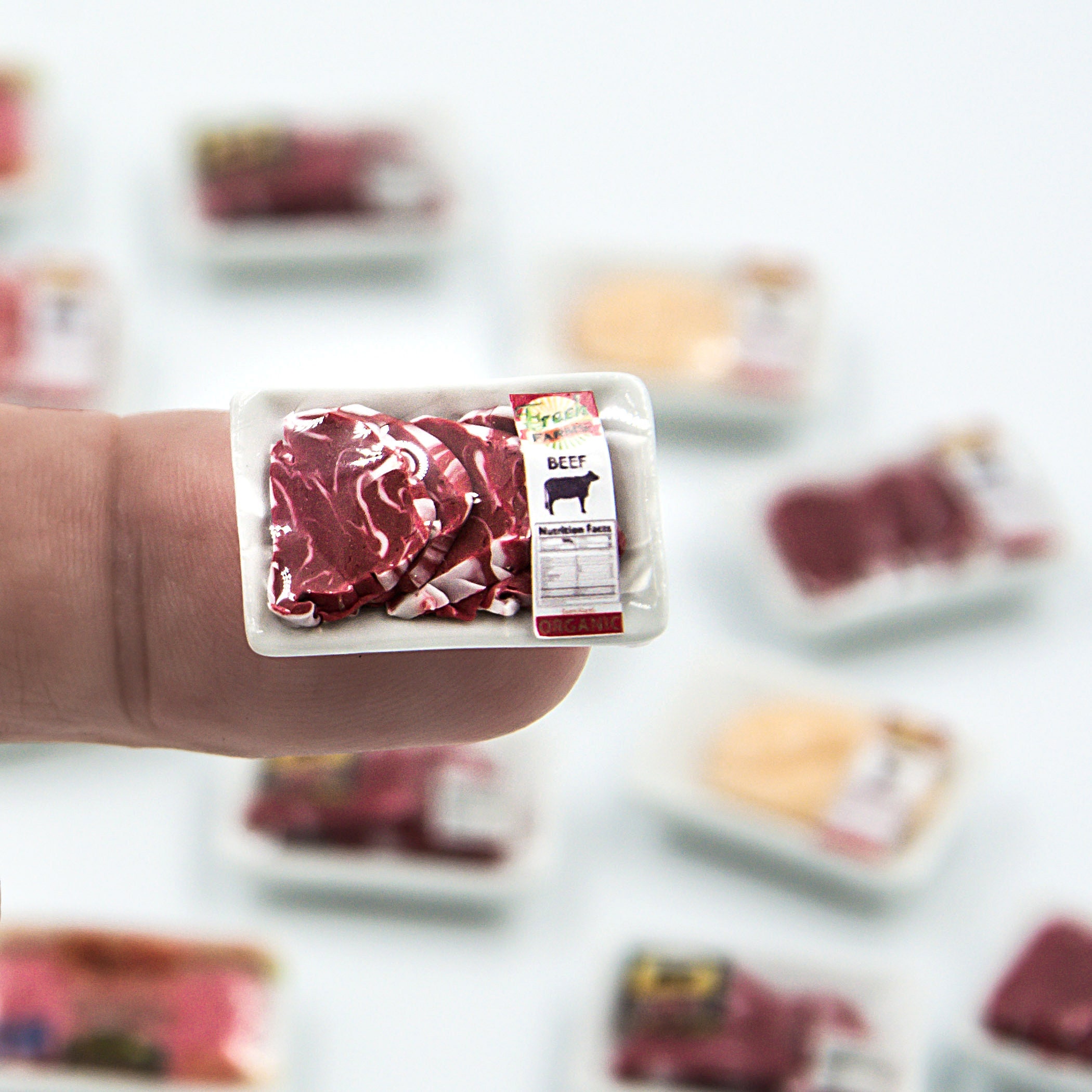 Miniature Meat Dollhouse Miniature Food | Etsy