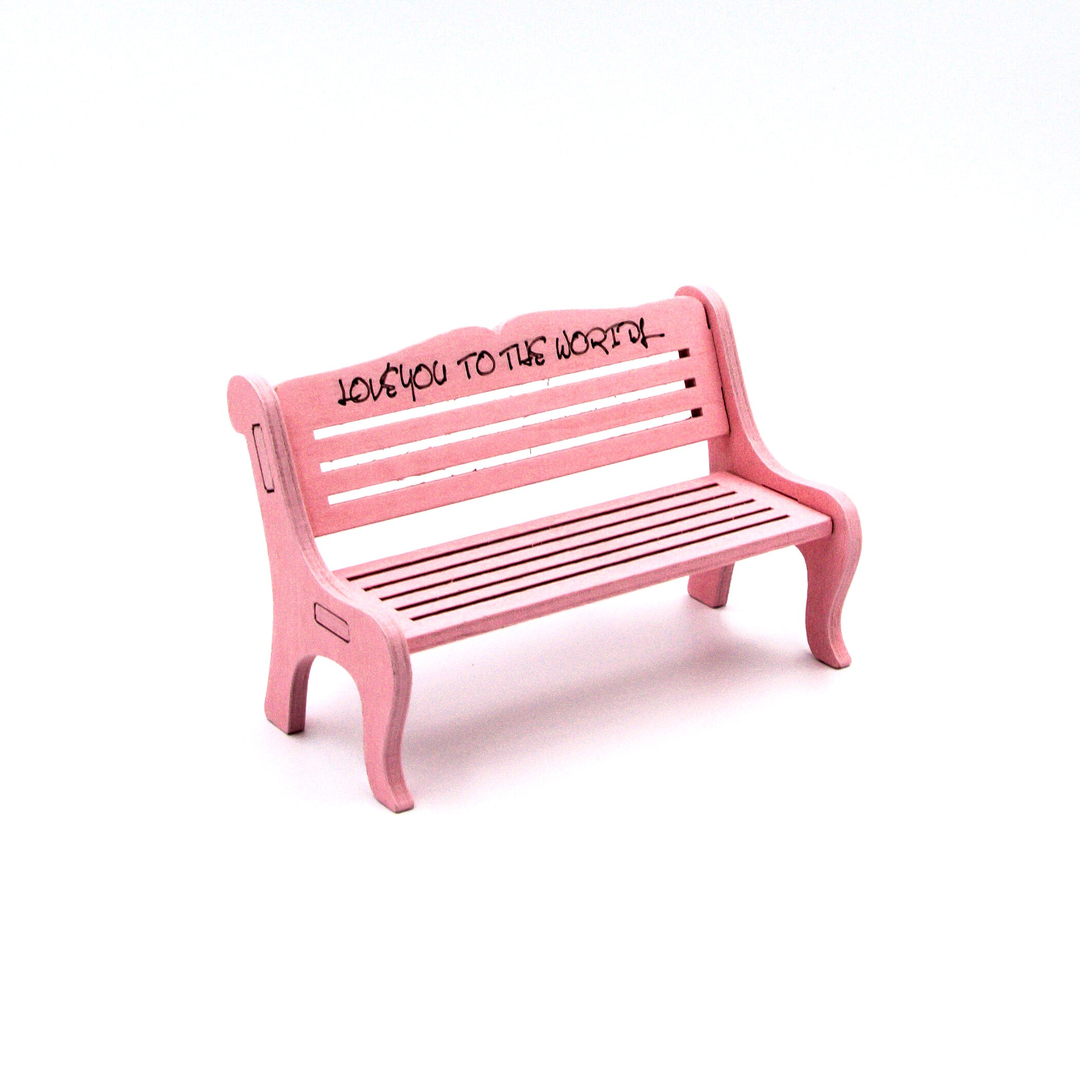 Miniature Park Bench Dollhouse Miniatures Furniture - Etsy