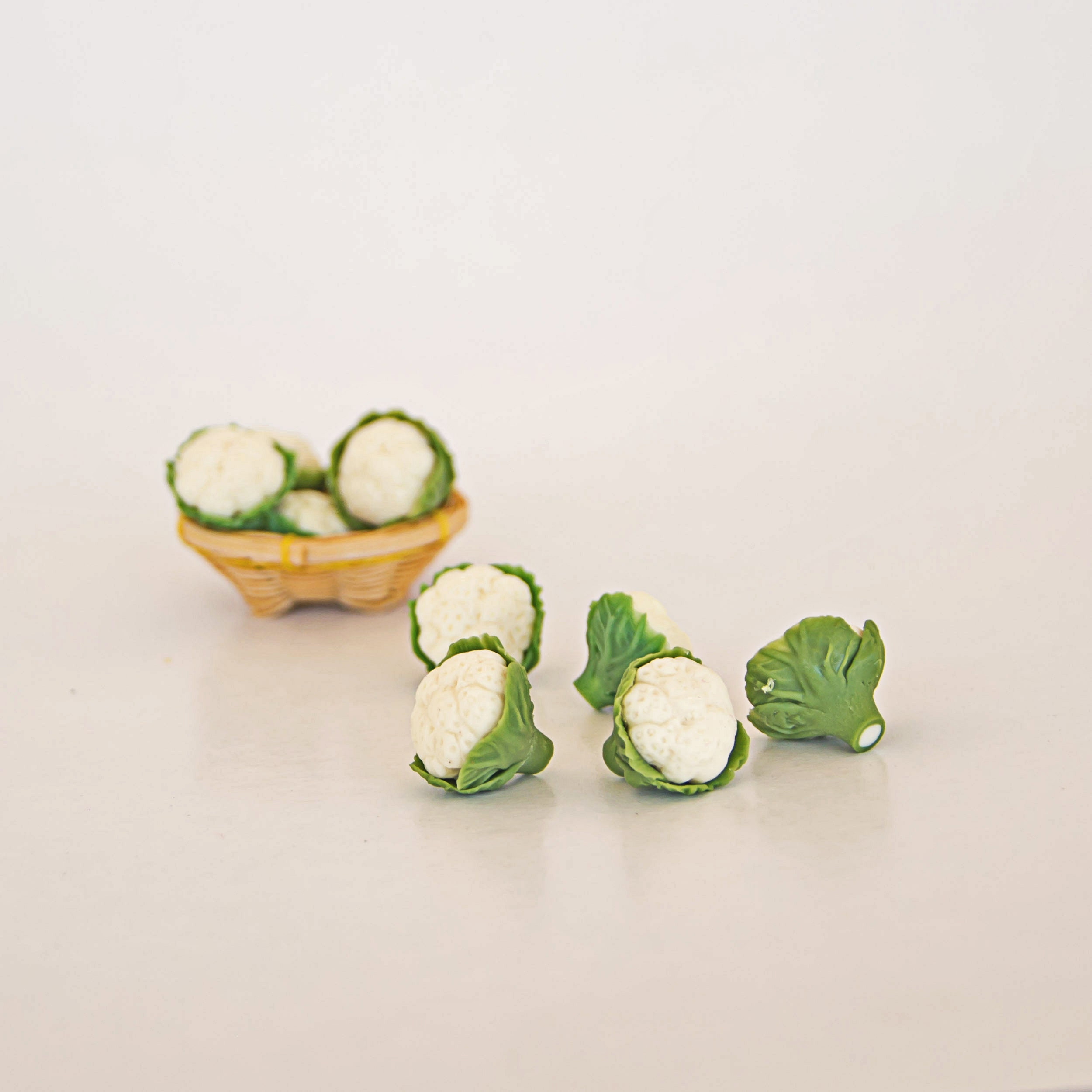 5 Miniature Cauliflower Props Replica - Etsy