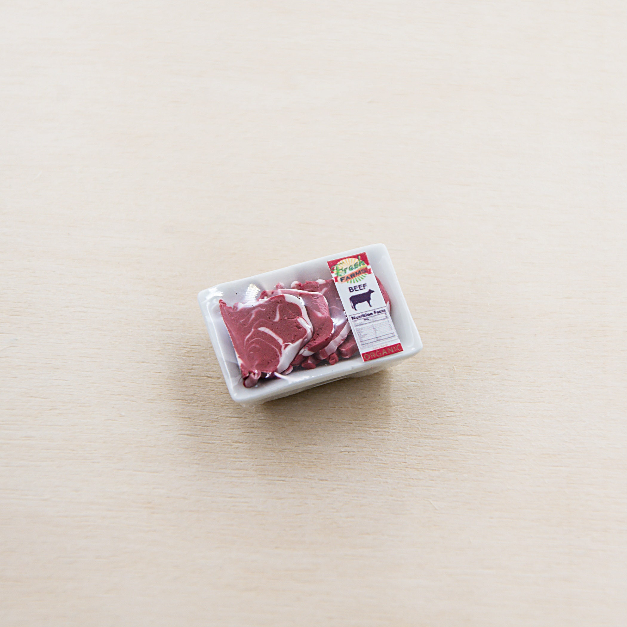 2 Miniature Meat Dollhouse Miniature Food - Etsy