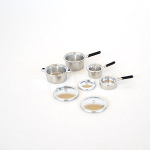 Miniature Cooking Pots Dollhouse Miniatures Kitchen Cooking Utensils - Etsy