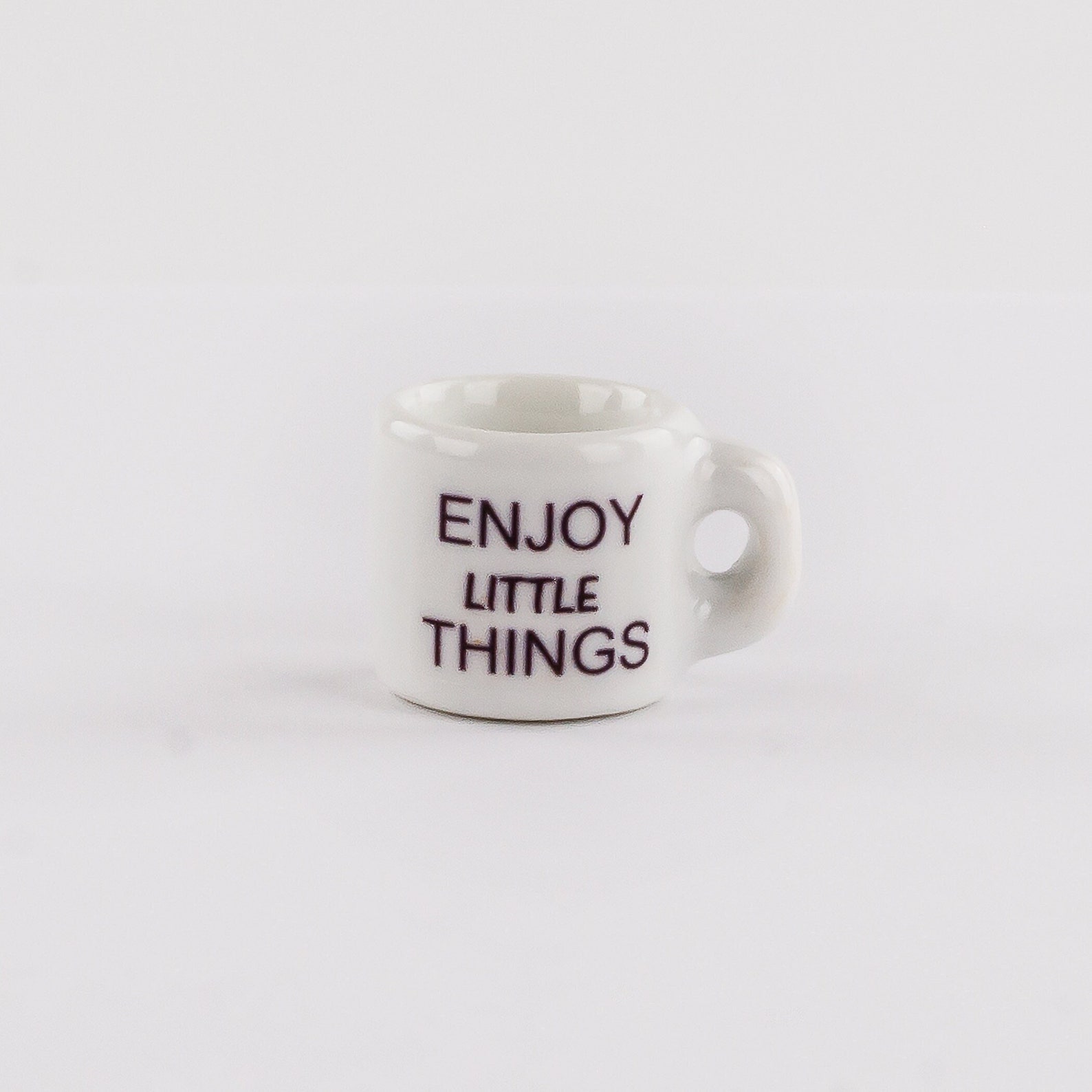 Miniature Quote Mug Dollhouse Accessories - Etsy
