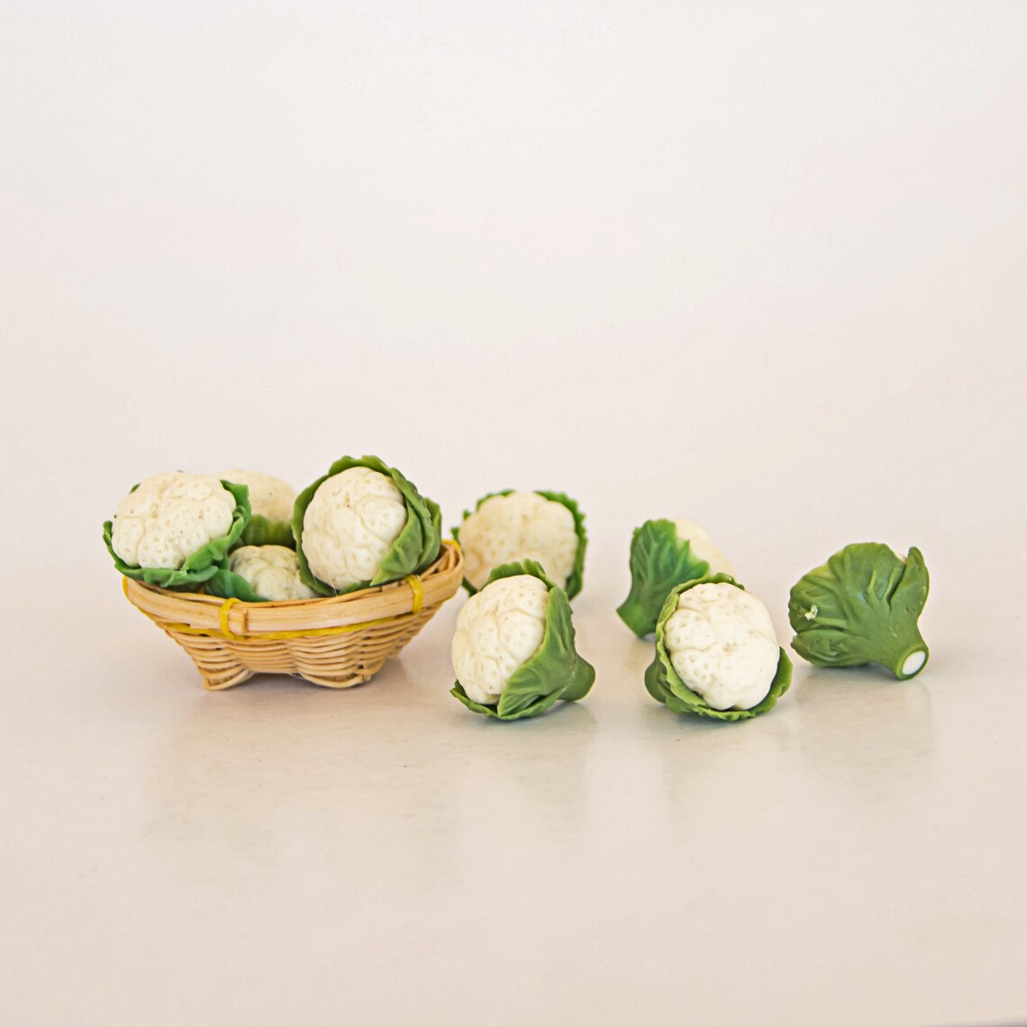 5 Miniature Cauliflower Props Replica - Etsy