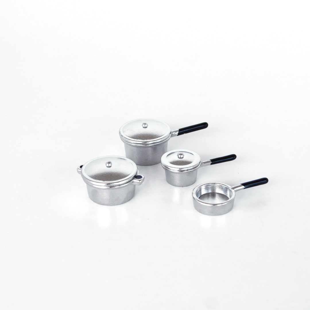 Miniature Cooking Pots Dollhouse Miniatures Kitchen Cooking Utensils - Etsy