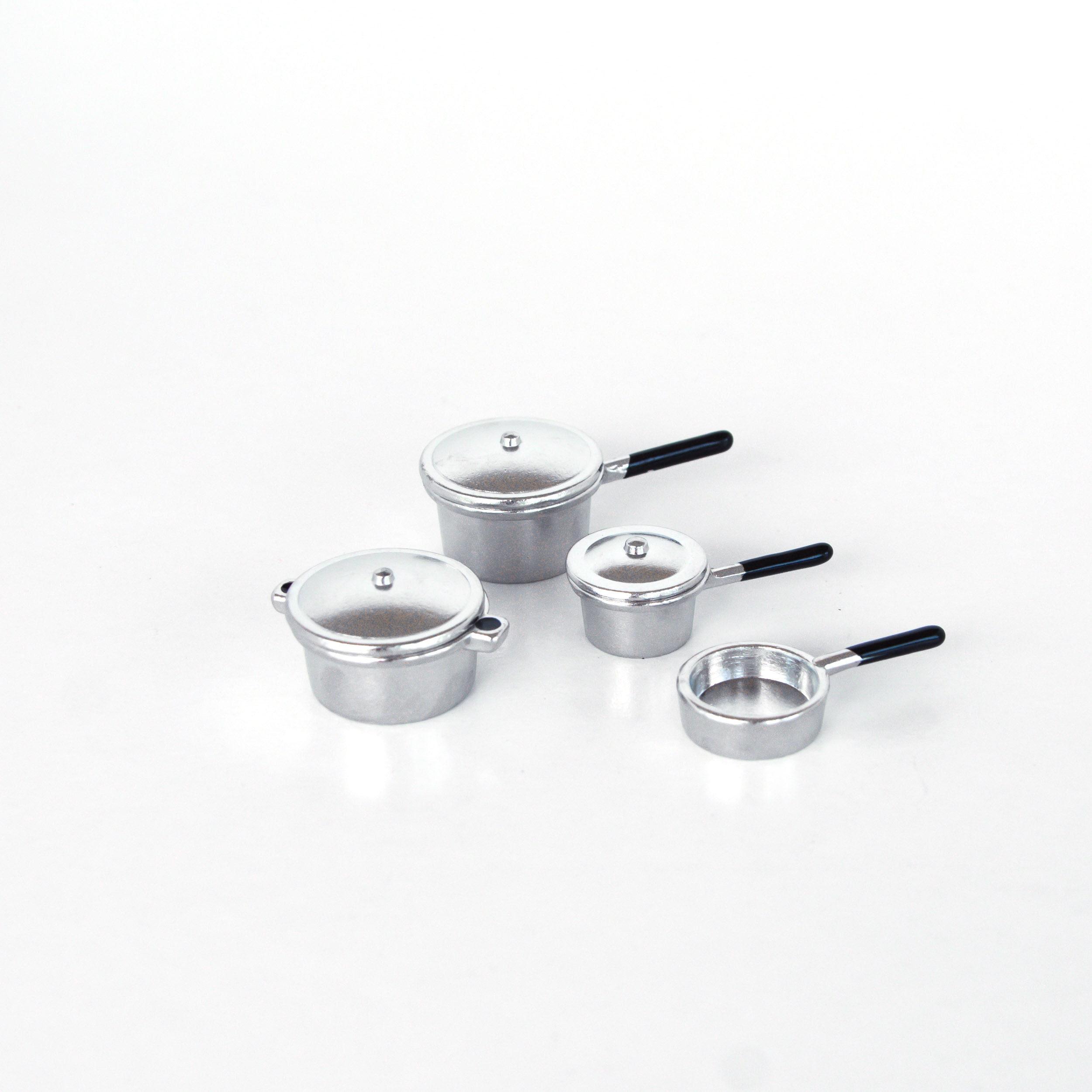 Miniature cooking pots Dollhouse miniatures kitchen Cooking | Etsy