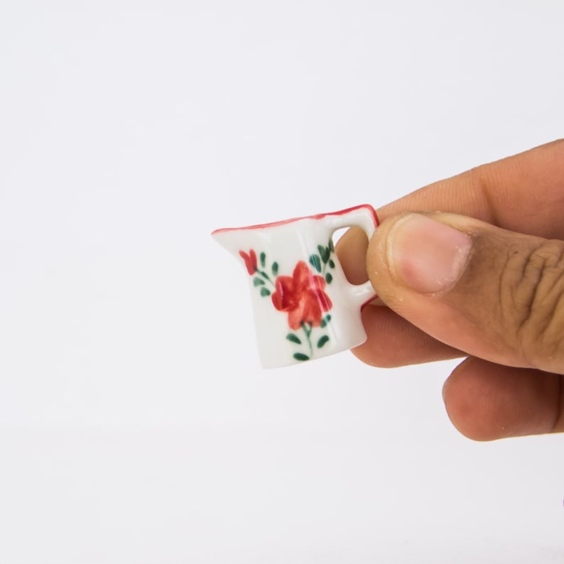Miniature Pitcher Tiny Pottery Ceramic Miniatures - Etsy