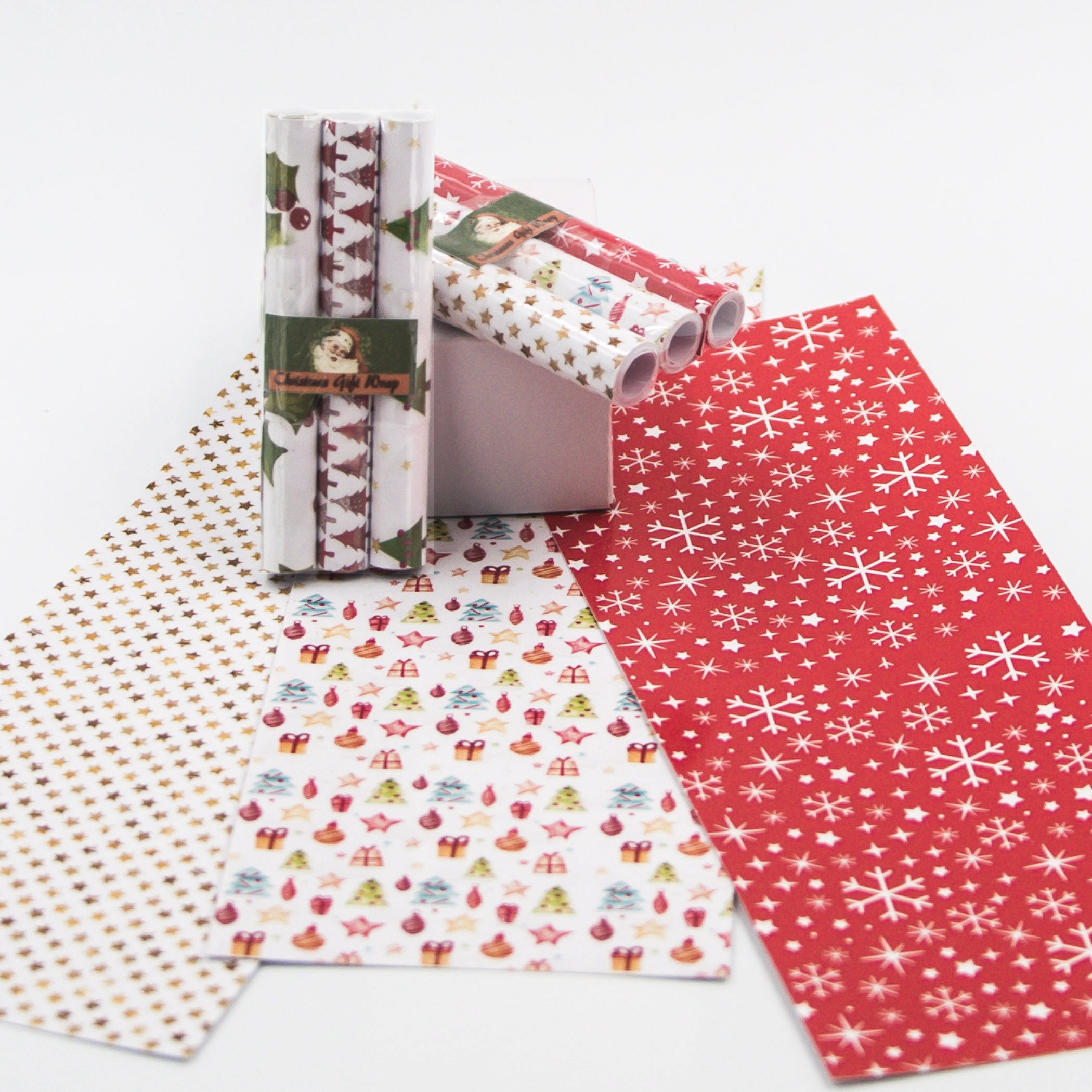 Scale 1:12 Christmas Wrapping Paper Dollhouse Miniatures | Etsy