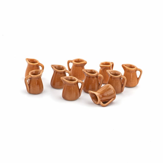 10 Miniature Pitchers Tiny Kitchen - Etsy