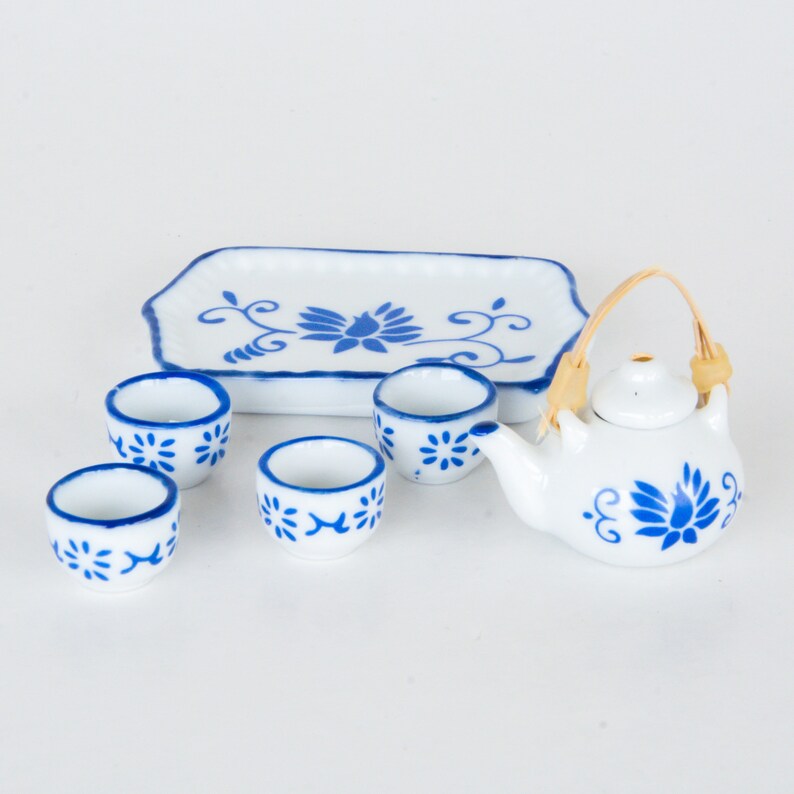 Miniature Chinese Tea Set Tiny Pottery - Etsy
