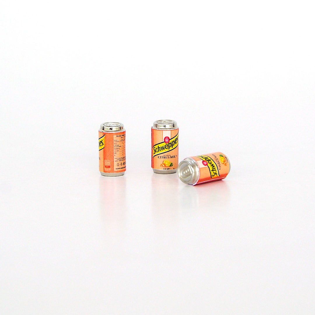 3 Miniature Schweppes Soda Cans Props Replica - Etsy