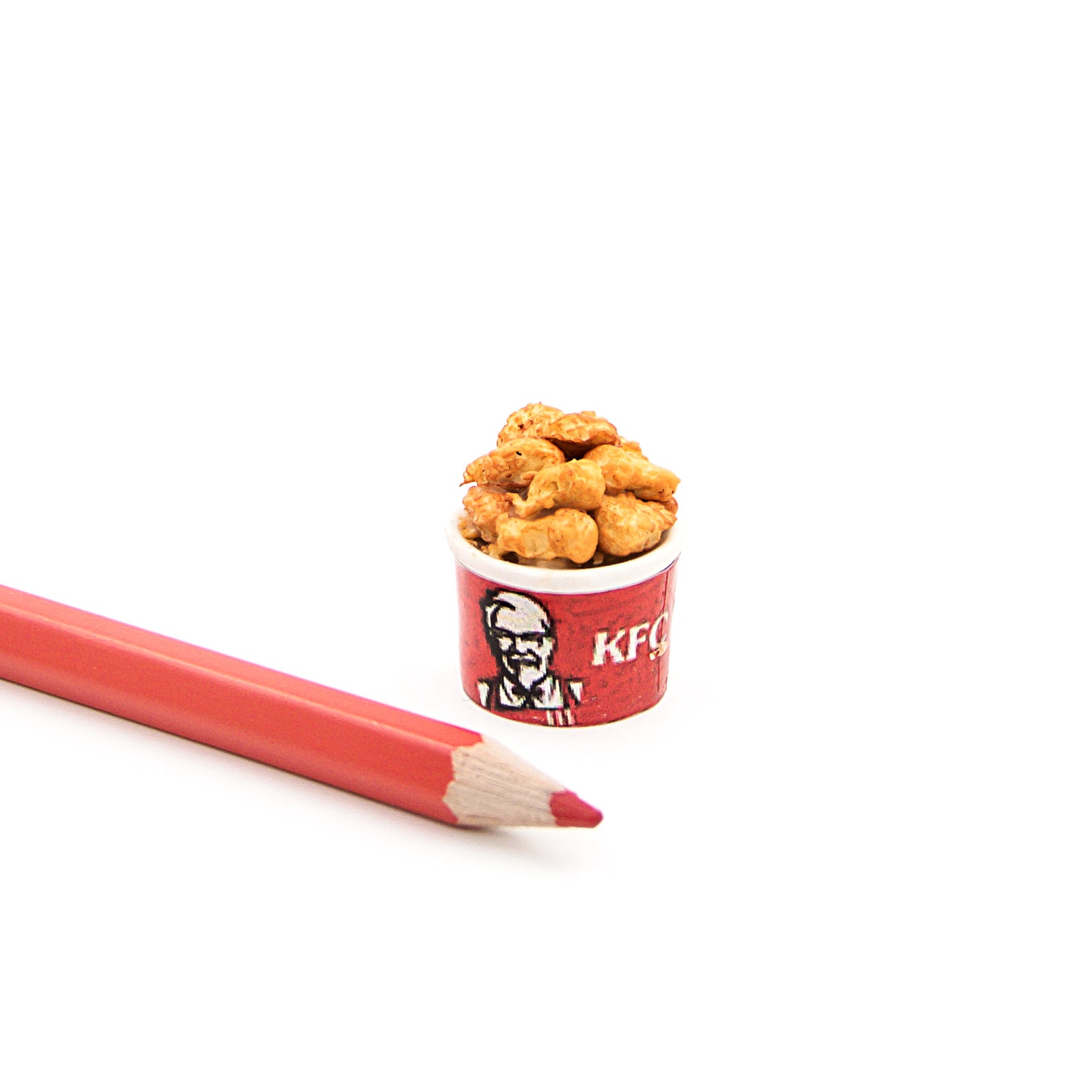 4 Miniature Fried Chicken Buckets Dollhouse Food - Etsy