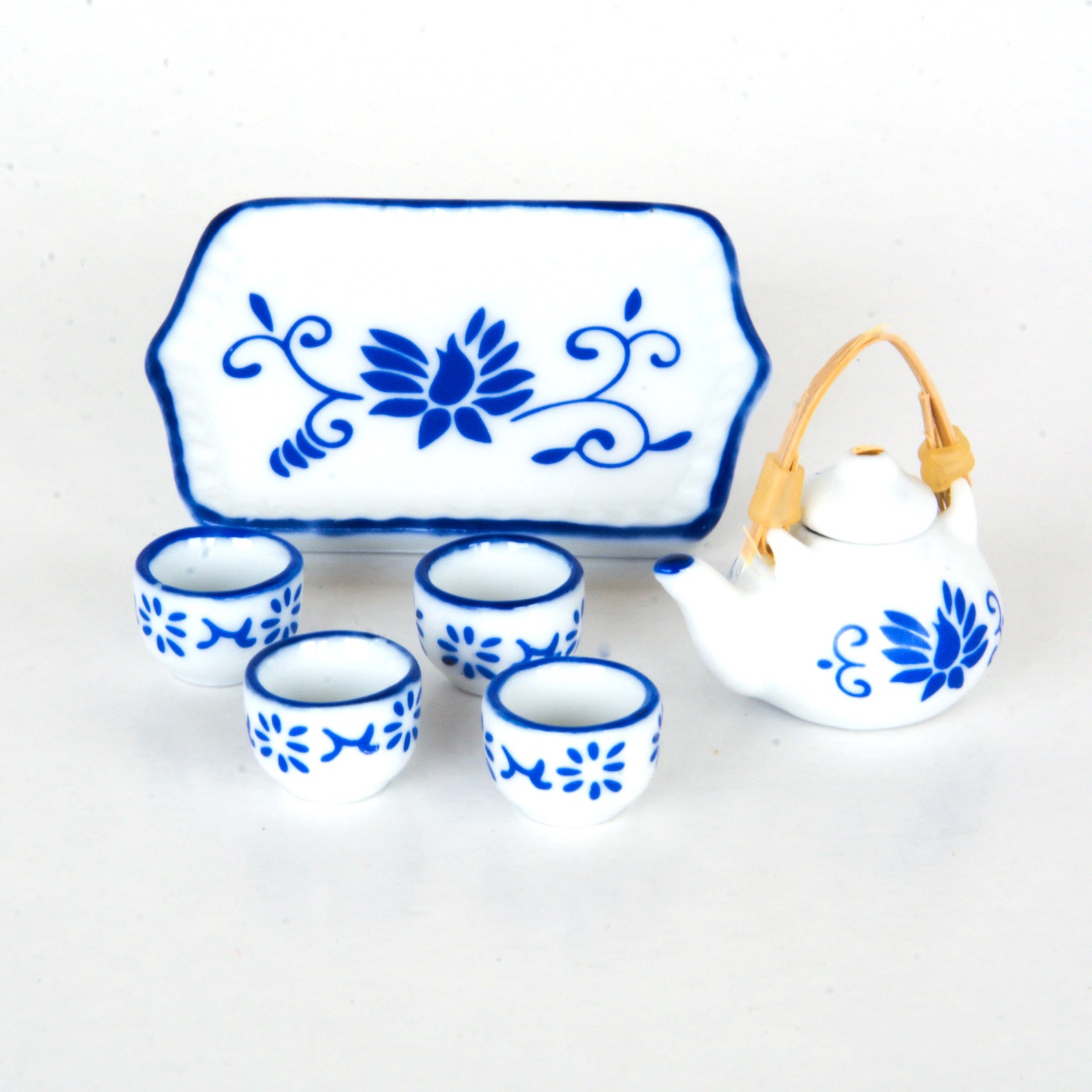Miniature Chinese Tea Set Tiny Pottery - Etsy