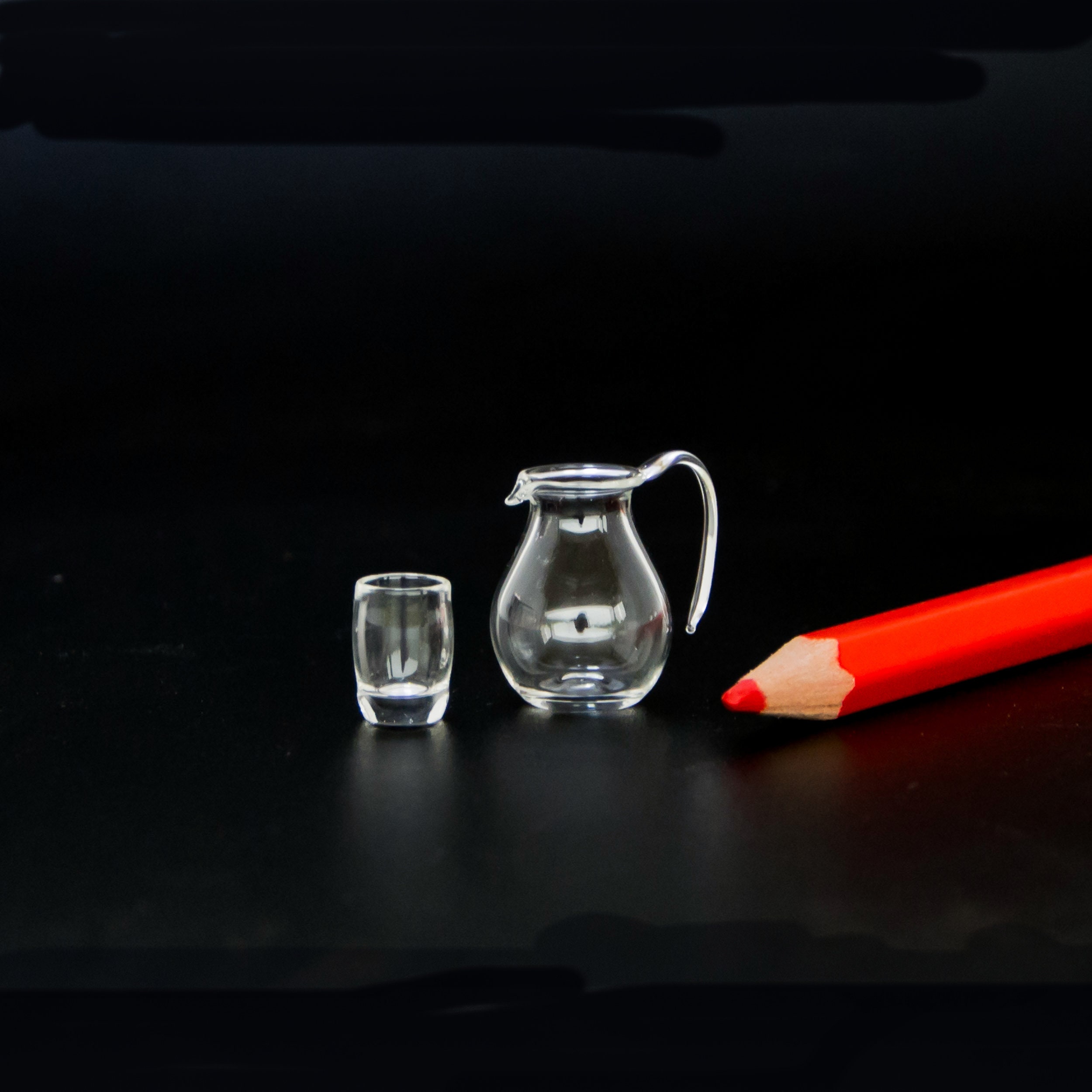 Miniature glass pitcher Hand blown glass | Etsy