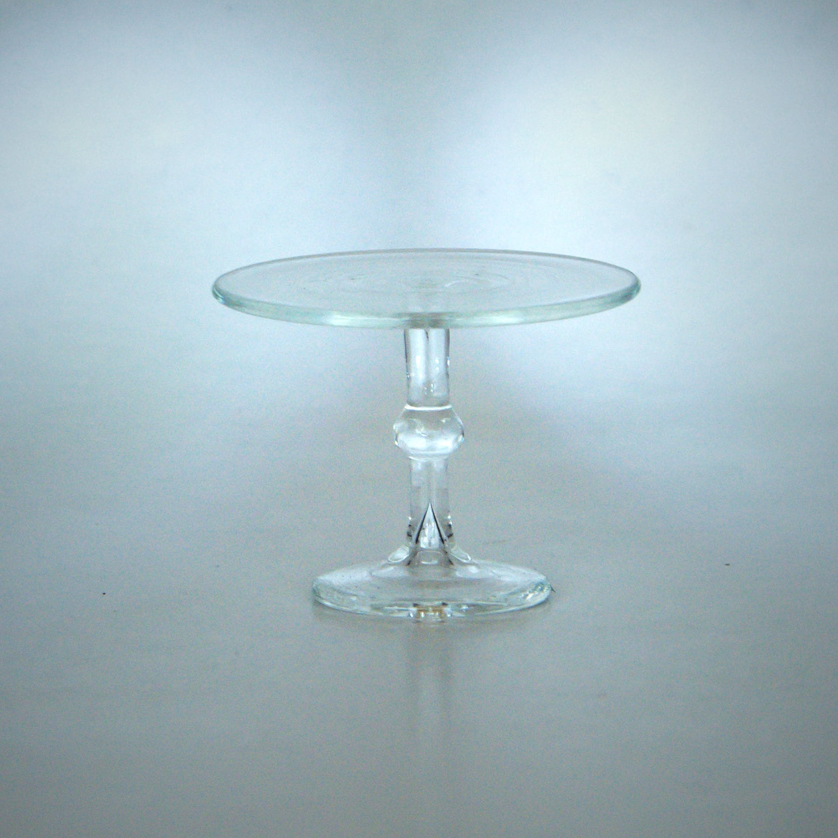 Miniature glass cake stand Hand blown glass Tabletop | Etsy